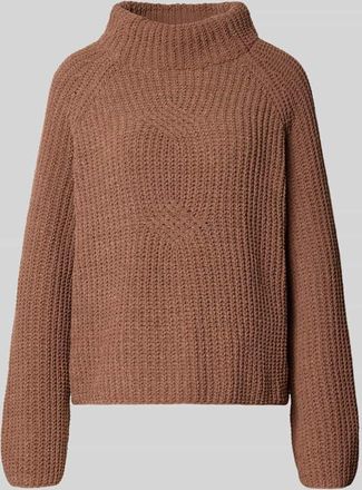 Monari Relaxed Fit Strickpullover mit Stehkragen