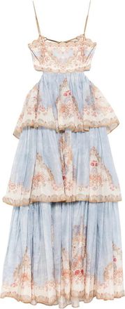 Zimmermann Daylight Tiered Floral-print Maxi Dress