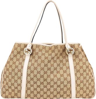 Gucci Crossbody Bags - Gucci GG Monogram Twin GG Handbag - Gr. unisize - in Braun - f&uuml;r Damen