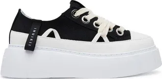 INUIKII Sneakers aus Stoff Matilda Canvas Low 30102-025 Schwarz