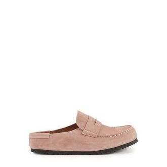 Birkenstock Mules Naples en cuir su&eacute;d&eacute;