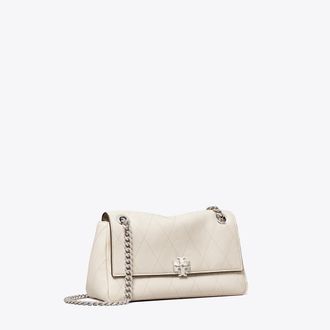Tory Burch Damen Kleine gesteppte Charlie Schultertasche