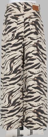 Ganni Wide-Leg Organic Cotton Jeans - Multicolor