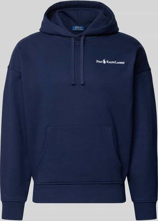 Polo Ralph Lauren Relaxed Fit Hoodie mit Label-Stitching und K&auml;nguru-Tasche