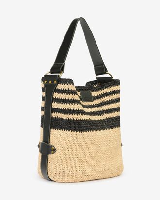 Isabel Marant Sac Bayia - Femme - Noir Et Naturel - Isabel Marant