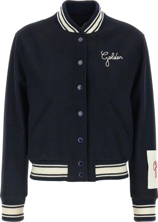 Golden Goose Femme, Vestes, Bleu, Taille: 34 FR Dirce Bomber Jacket