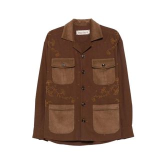 Baziszt Baziszt - Anakin Overshirt - Homme - Vestes - Brun - Taille: M