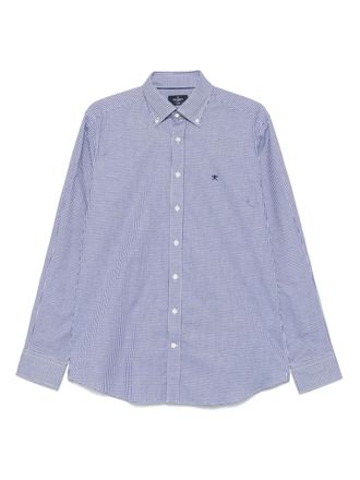 Hackett chemise à logo brodé - Blanc