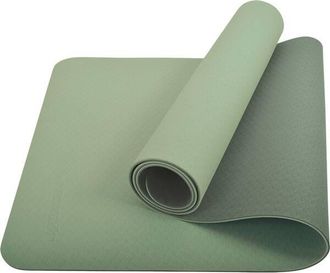 Schildkrot Fitness Matte Schildkr&ouml;t Yogamatte 4 mm BICOLOR, Gr&uuml;n-Moosgr&uuml;n, in Tragetasche, 960162