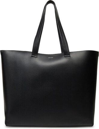 Calvin Klein Tasche Ck Premium Leather E/W Tote Xl K50K512894 Schwarz