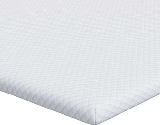 vidaXL Matratzenpads Wei&szlig; 120 x 200 cm 100% Polyester Jacquardstoff Vidaxl