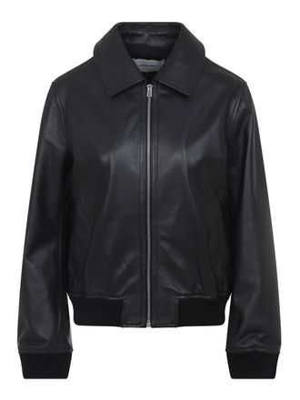 Yves Salomon Blouson En Cuir - Noir