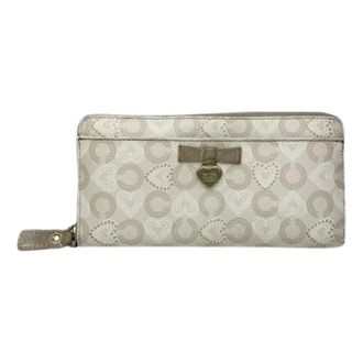 Coach Pre-owned Leder Portemonnaie - - Pre-owned - Damen - Wei&szlig; - ONE SIZE