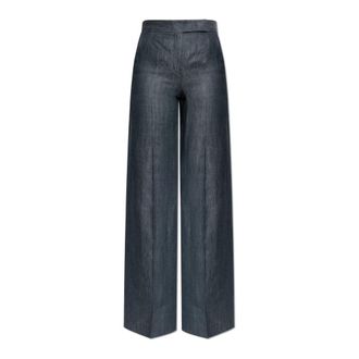 Max Mara Deserto Leinenhose - - Trousers - Damen - Grau - 3XS