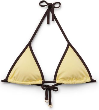 Calzedonia Triangle bikini top Bicolor Piping