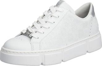 Rieker Baskets N5904 pour Femme, Blanc., 37 EU
