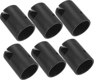 TOPBATHY 6 Stück Teiliges Trampolin Ersatzteil Abs Endkappen für Trampolinrohre Verschleißfeste Schutzkappen für Trampolinpfosten Einfach zu Montieren Langlebi