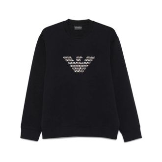 Emporio Armani Stylischer Sweatshirt Af10013 Em002906 Mb369 - - Sweatshirts & Hoodies - Herren - Blau - XL
