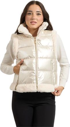 Yes-Zee YES Zee, Femme, Vestes, Beige, Taille: 46 FR YES ZEE Manteaux Ivory