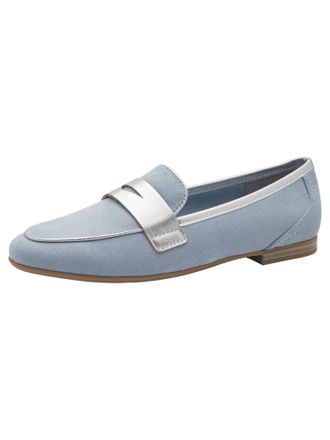 Marco Tozzi Damen Slipper mit Blockabsatz Vegan, Blau (Polar Comb), 40 EU