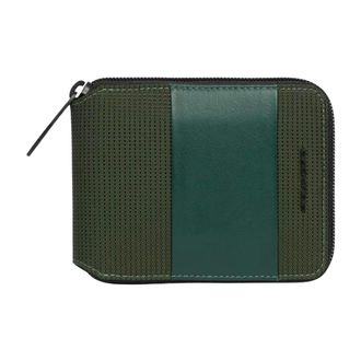 Piquadro Homme, Accessoires, Vert, Taille: ONE Size Zip-around mens wallet