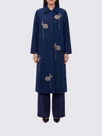 Erdem Mantel Damen Farbe Blau