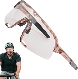 Generico Polarisierte Sonnenbrille zum Radfahren, photochromatische polarisierte Gl&auml;ser, leichter Rahmen, Unisex, f&uuml;r Fahren, Radfahren, Angeln, Wandern und Ak