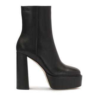 Kazar Schwarze Stiefeletten mit Absatz und Plateau - - Shoes - Damen - Schwarzk - 39 EU