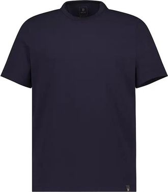 Boggi Milano Herren T-Shirt blau Stretch-Jersey