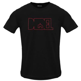 Diesel T-Shirt f&uuml;r Herren (Kaviar-Schwarz)