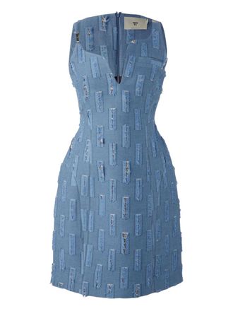 MISCI robe Belize en jacquard - Bleu