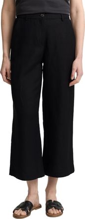 Tom Tailor Damen 1046507 Culotte Hose, 14482-Deep Black, 44W / 28L