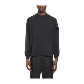 Stone Island Homme, Sweatshirts et sweats &agrave; capuche, Bleu, Taille: L Felpa