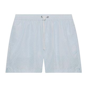 GCDS Essentials Monogram Badeshorts - - Swimwear - Herren - Blau - S