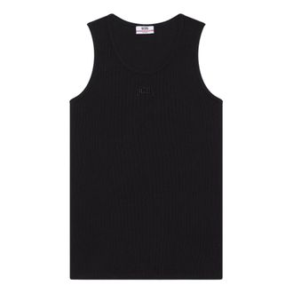 GCDS Geripptes Logo Lounge Tanktop - - Tops - Herren - Schwarzk - XS
