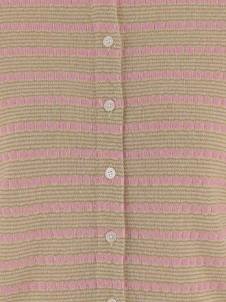 Guest In Residence Womens Cashmere Cardigan Multicolour Sweater