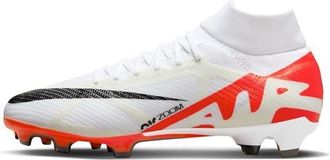 Nike Nike Homme Superfly Chaussure de Football, Blanc Cramoisi Brillant Noir, 42 EU