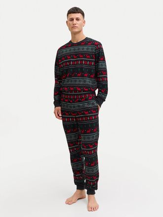 Jack & Jones Jack & Jones Pyjama Tristan 12285375 Schwarz Loose Fit