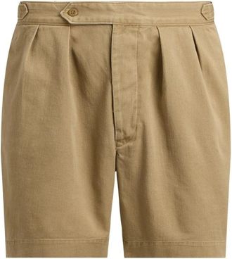 Polo Ralph Lauren Homme, Shorts, Beige, Taille: W32 Short pliss&eacute;