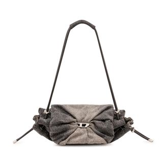 Diesel Scrunch-D Schultertasche S - - Bags - Damen - Schwarzk - ONE SIZE