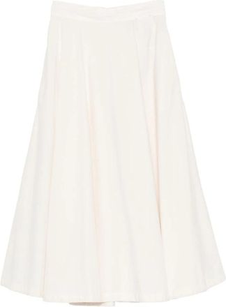 White Sand Baumwoll-Maxirock - - Skirts - Damen - Wei&szlig; - XS