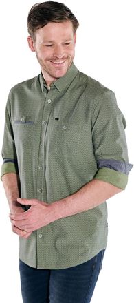 Engbers Herren Herren Langarm-Hemd Gemustert, Hellgruen, 37330, Hellgruen in Gr&ouml;&szlig;e 6XL