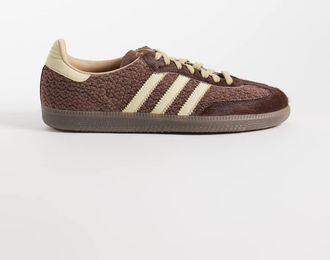 adidas Originals Samba OG Sneaker in Braun und Cremewei&szlig;