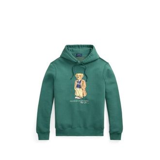 Polo Ralph Lauren Sweat imprim&eacute; &agrave; capuche en coton m&eacute;lang&eacute;