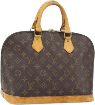 Louis Vuitton unisex, Pre-owned, Brun, Taille: ONE Size Sac &agrave; main vintage en toile Pre-owned
