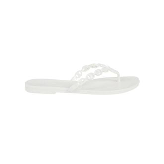 Tory Burch Femme, Chaussures, Blanc, Taille: 37 EU Sandales Nu-Pieds Gemini