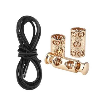 Generico Frfik Lot de 2 sangles de bottes - Gaine de bottes antid&eacute;rapantes | Lacets pour bottes &agrave; hauteur de cuisse, bandes &eacute;lastiques r&eacute;glables et alliage, so