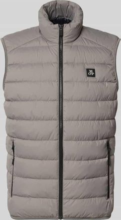 Marc O'Polo Regular Fit Weste mit Logo-Patch