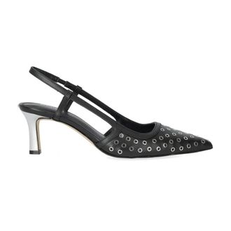 Michael Kors Schwarzer Alora Slingback Pump mit &Ouml;sen - - Shoes - Damen - Schwarzk - 36 1/2 EU