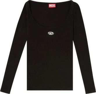 Diesel Femme, Tops, Noir, Taille: 38 FR Haut &agrave; manches longues